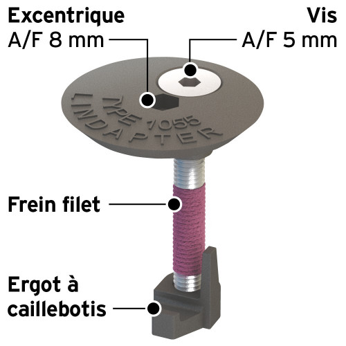 Special Lindapter Type FG1055 Floor Plate Acier Inoxydable LINDAPTER ...